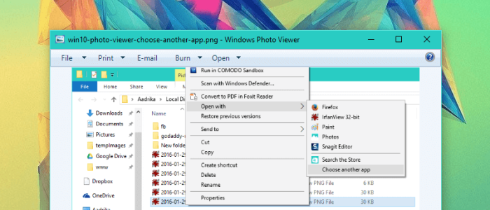 How to Enable Windows Photo Viewer in Windows 10 - Stugon