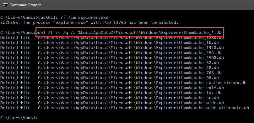 How to Clear Thumbnail Cache in Windows 10/8/7 and XP - Stugon