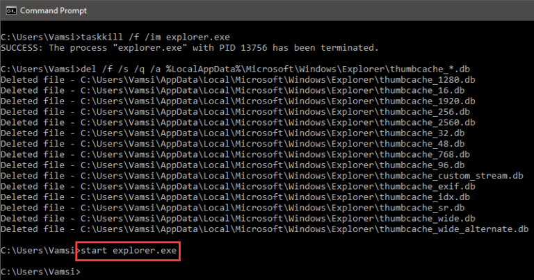 How to Clear Thumbnail Cache in Windows 10/8/7 and XP - Stugon